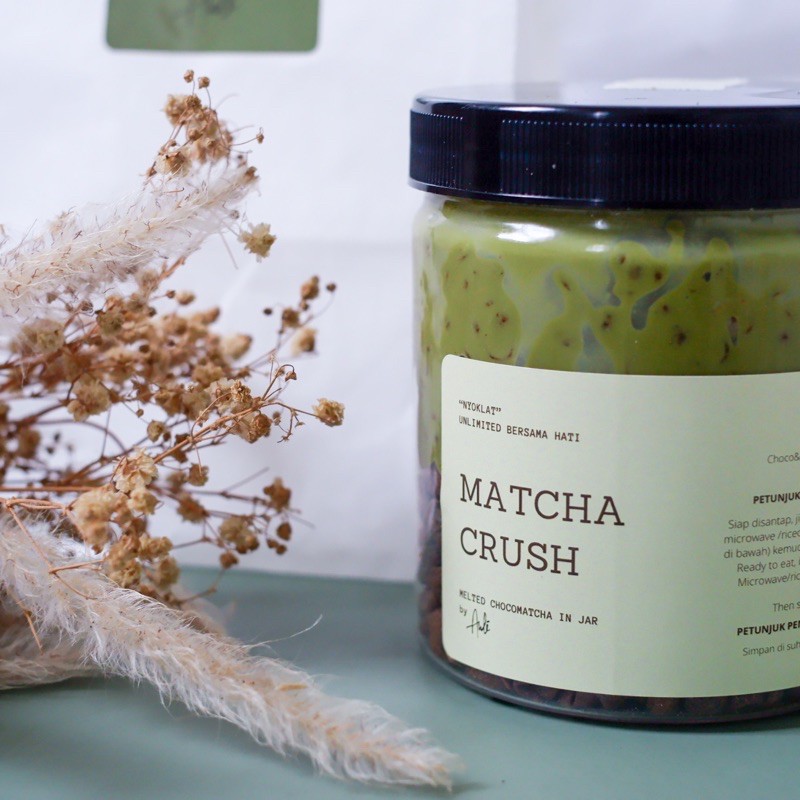 Jual MELTED CHOCOLATE IN JAR // MATCHA CRUSH | Shopee Indonesia