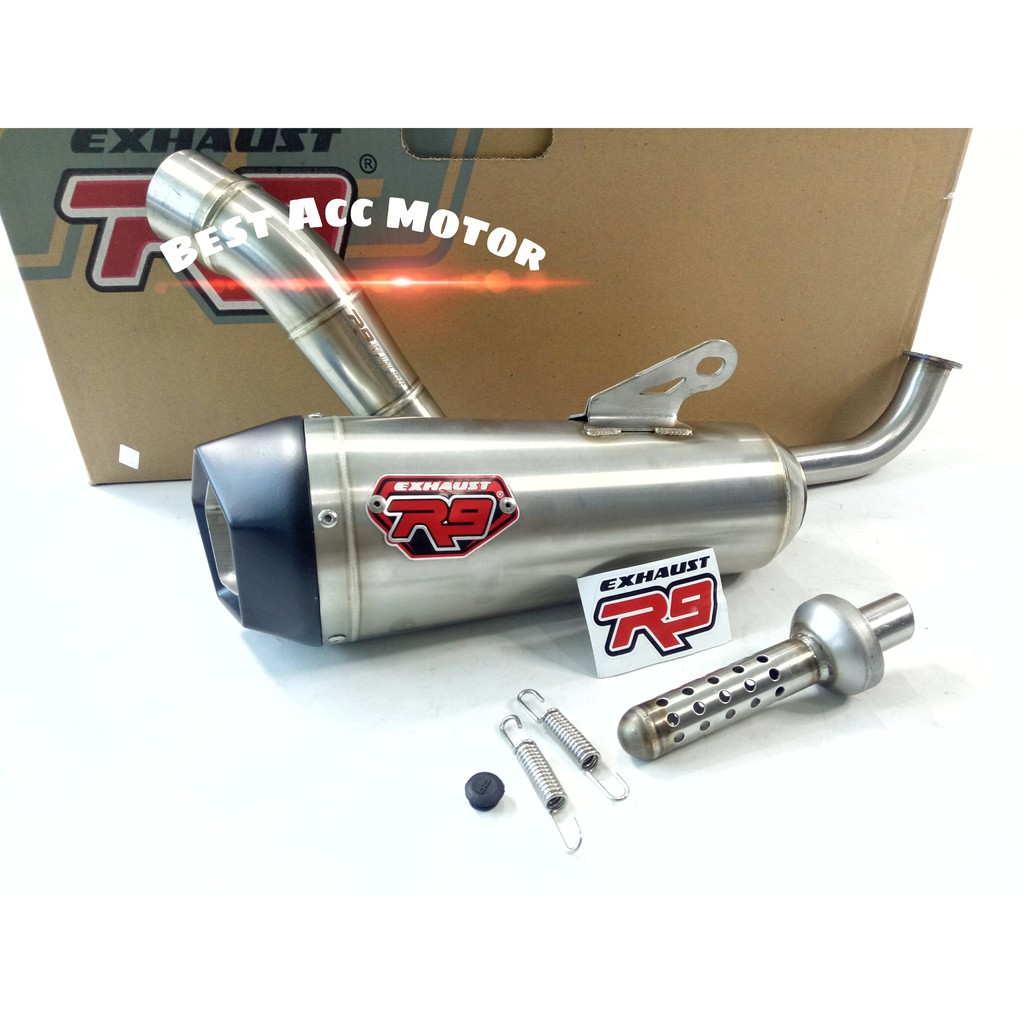 Jual KNALPOT R9 AEROX ALPHA SERIES AEROX 155 NMAX 150 VARIO 150 125 PCX ...