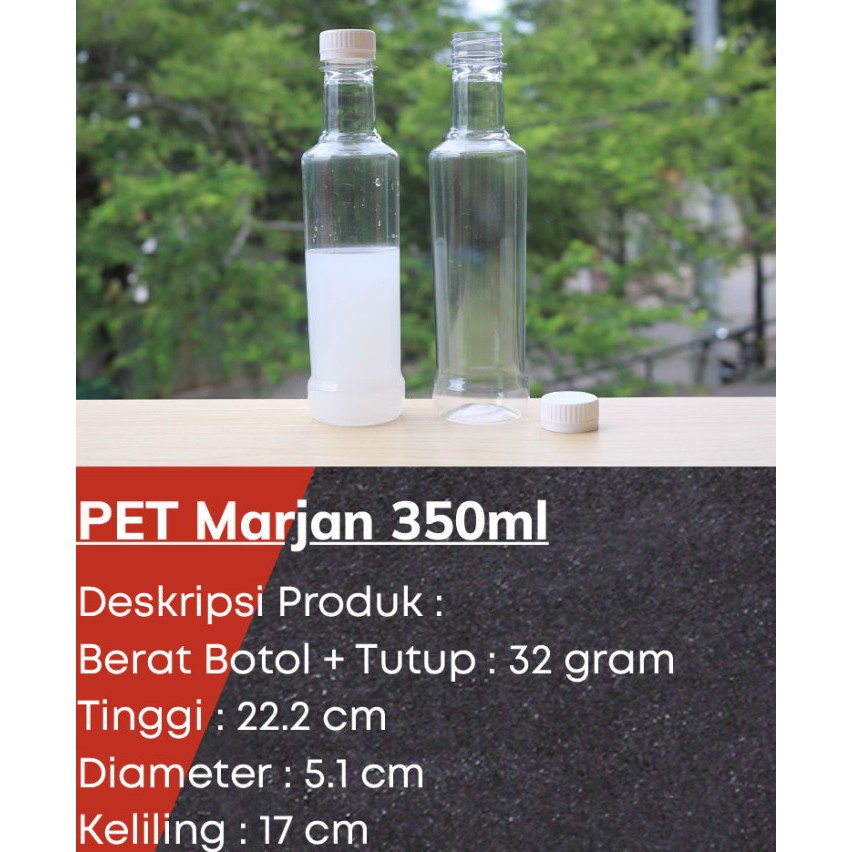 Jual Botol Plastik 350 ml Minuman JUS MARJAN - KURIR INSTAN | Shopee ...
