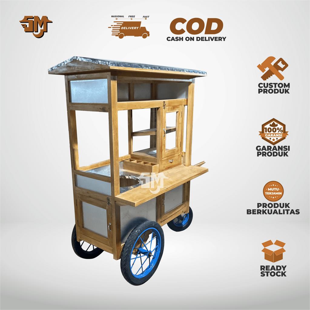 Jual Gerobak Jualan Siomay,Sempol,Tempura,Cimol,Otak Otak/Jual Grobak ...