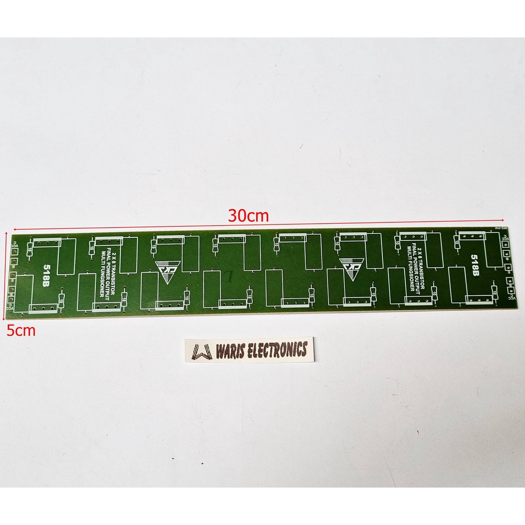 Jual PCB TR Final Transistor 8 set 30cm line CKJ 518B 2x8 Transistor ...