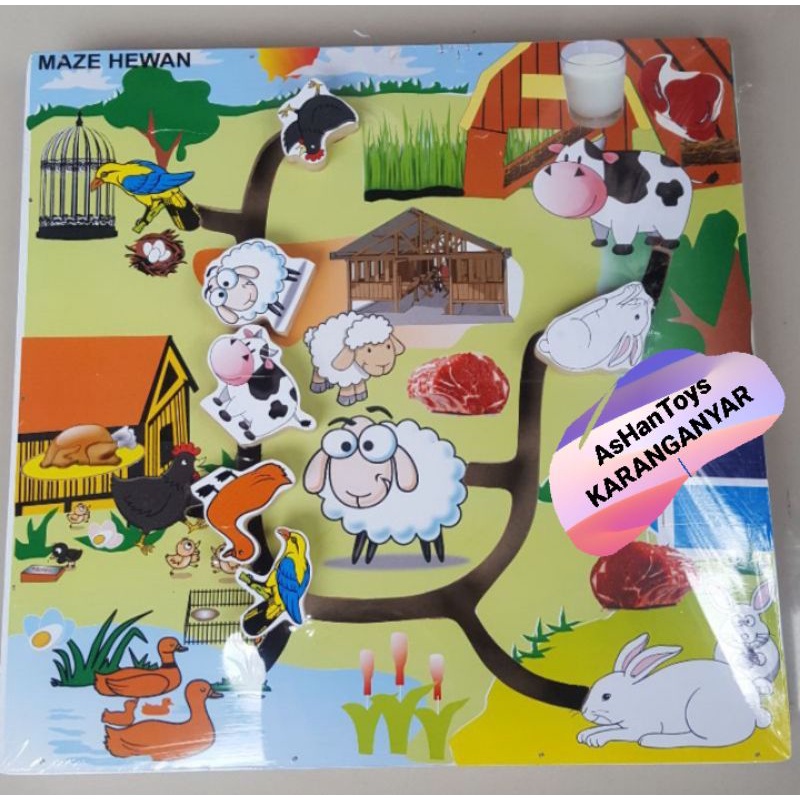 Jual Motorik,Maze,Motorik Profesi,Hewan,Publik,Peraga Maze,Maze Hewan ...