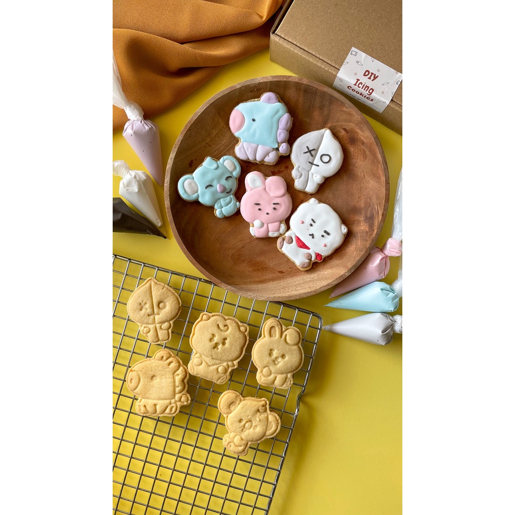 Jual DIY (Do It Yourself) Icing Cookies Lova Cookies Menghias Cookies ...