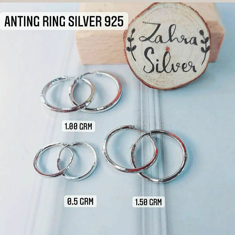 Jual Anting Ring PERAK Asli Silver 925 (Terima Jual Kembali) | Shopee ...