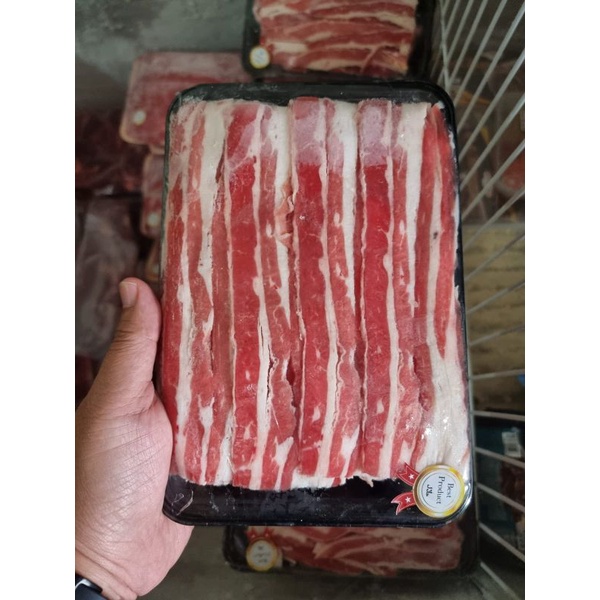 Jual Frozen Food Aneka Daging Sapi slice teriyaki & yoshinoya 500 gr ...