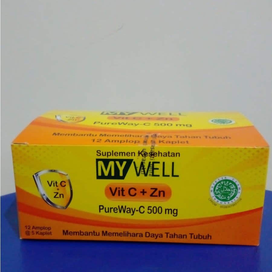 Jual My Well Vit C + Zn (1 Box = 12 Strip = 60 pcs) | Shopee Indonesia