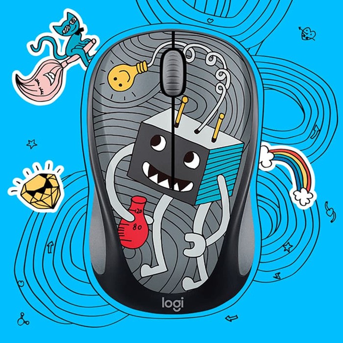 Jual Mouse Wireless Logitech M238 Doodle Collection - L079 - LIGHTBULB ...