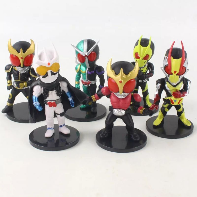 Jual Mainan Action Figure Kamen rider W Double Set 6 Pcs | Shopee Indonesia