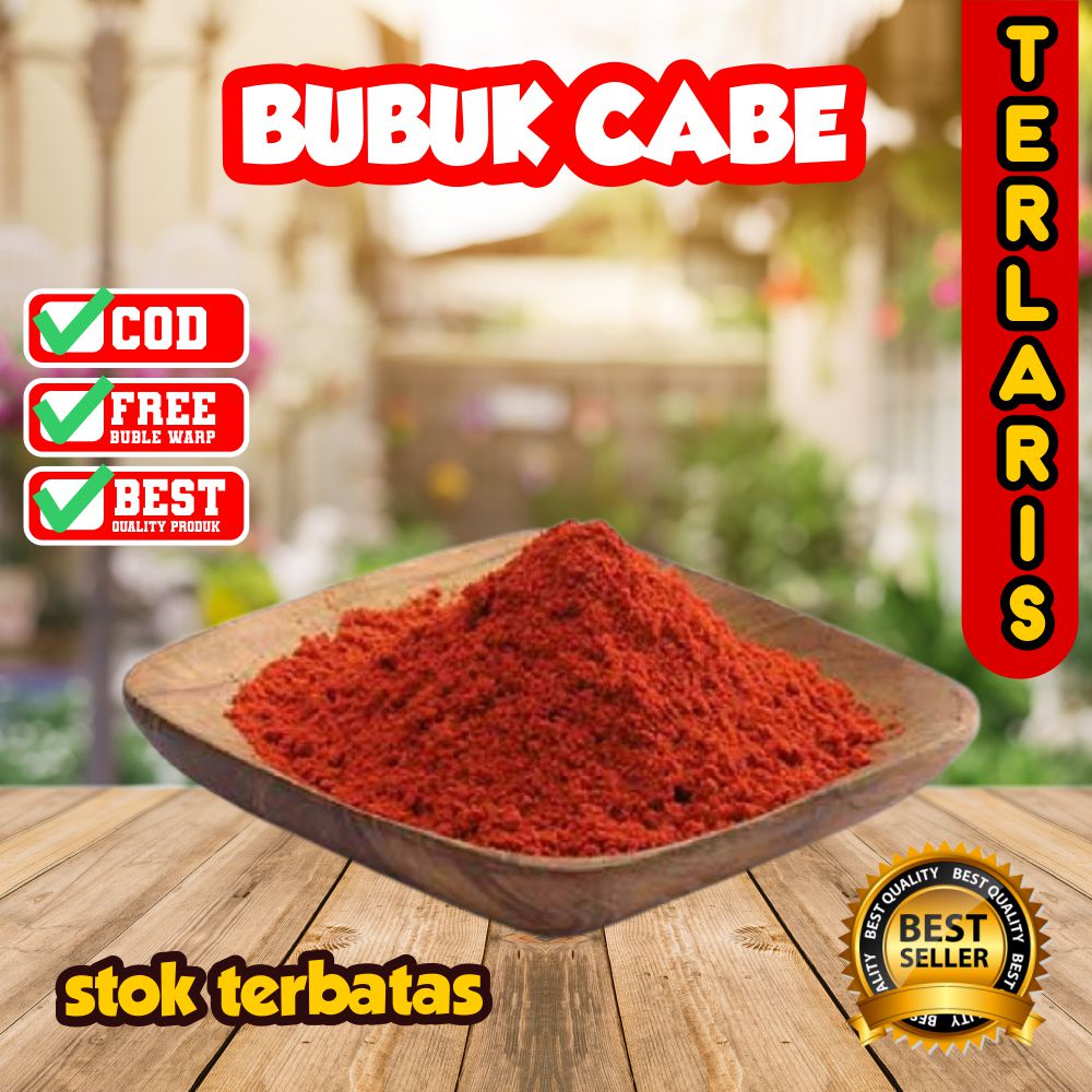 Jual BUBUK CABE 250 Gr CABE KERING TERMURAH CABE BUBUK KASAR LEVEL 15 ...