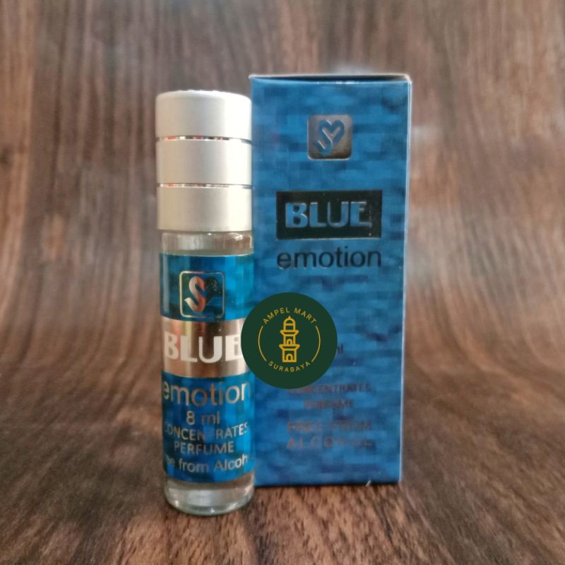 Jual Parfum Blue Emotion 8 ml Roll On Non Alkohol - Supermade | Shopee ...
