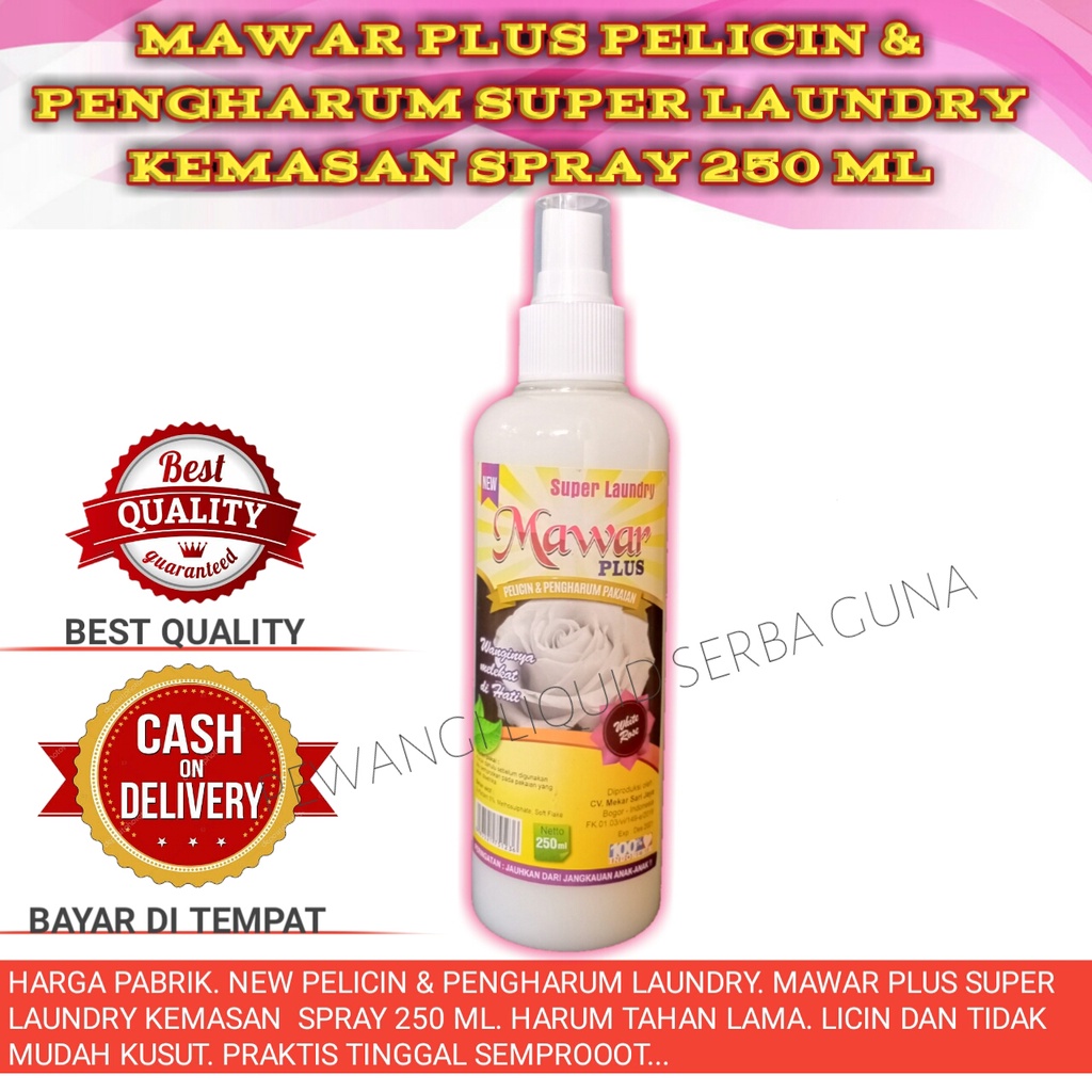 Jual Pewangi pelembut mawar plus putih botol spray 250ml | Shopee Indonesia