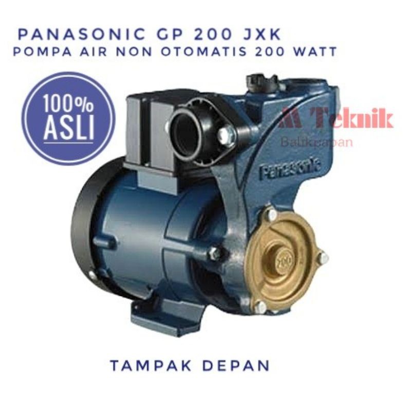 Jual Pompa air Panasonic GP 200 JXK / gp 200jxk non otomatis 200 Watt ...