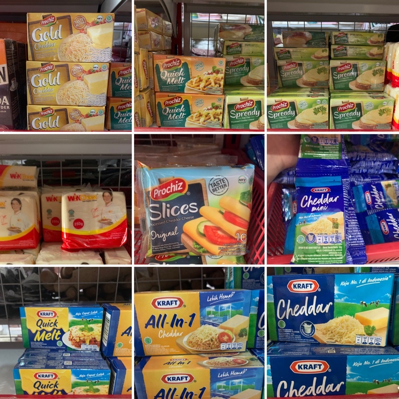 Jual Keju Batang Keju Parut Wincheese Win Cheese Blok Kraft Prochiz ...