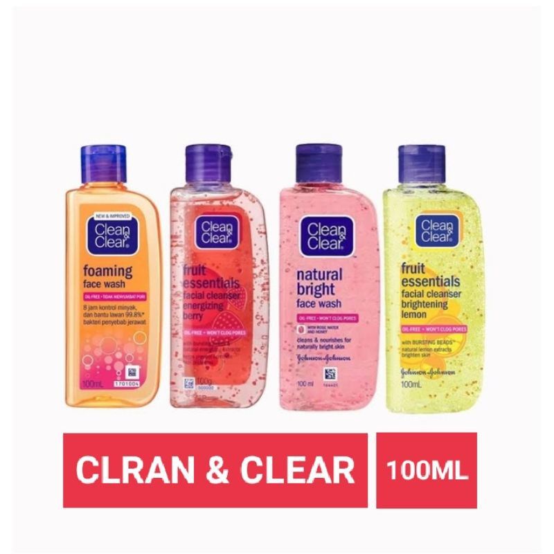 Jual CLEAN& CLEAR Face Wash Sabun Cuci muka | Shopee Indonesia