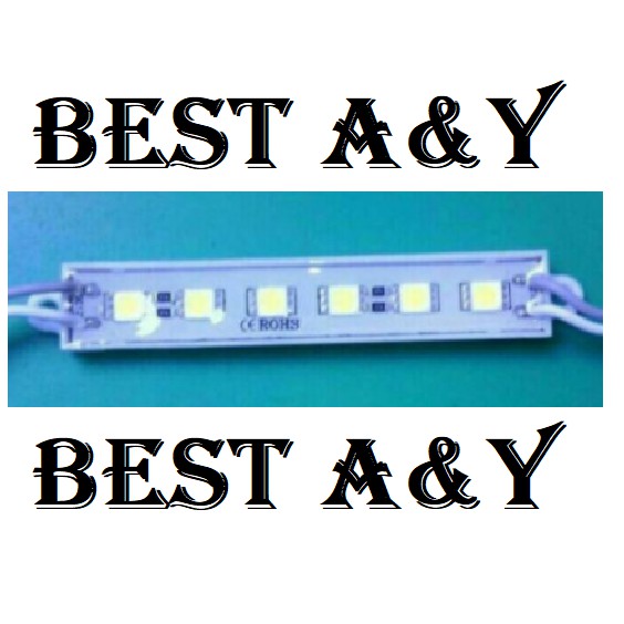 Jual Lampu LED Modul 6 Mata SMD 5050 12V SMD Waterproof tahan air 12 ...