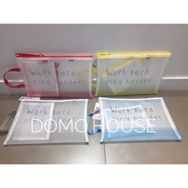 Jual MINISO FASHIONABLE FILE POUCH SET (2 PACK) | Shopee Indonesia