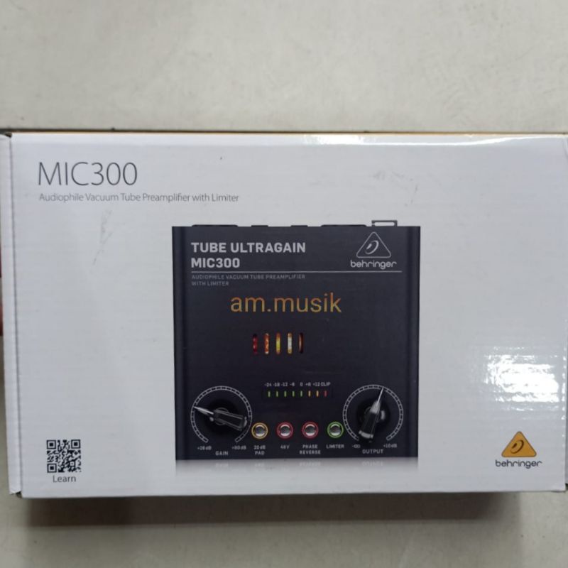 Jual Behringer Tube Ultragain MIC300 MIC 300 original mic 100 | Shopee ...