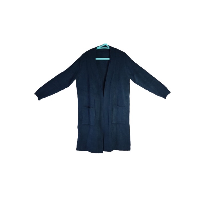 Jual Long Outer deep tosca/ deep teal (baca deskripsi) | Shopee Indonesia