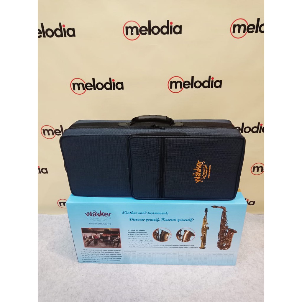 Jual Walker Alto Saxophone, Gold Lacquer Finishing (+Include Case, dll ...