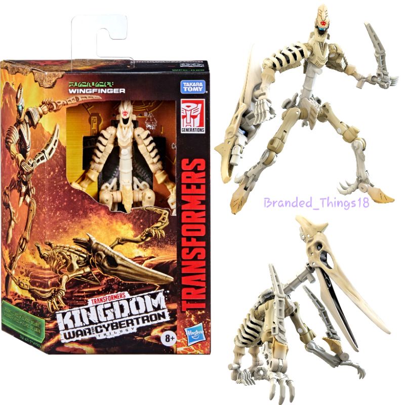 Jual Transformers Kingdom War Cybertron Wingfinger Robot Transformer ...