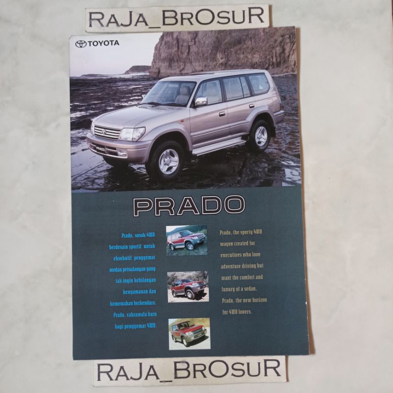 Jual Poster brosur katalog flyer Toyota Prado/Toyota Land Cruiser Prado ...