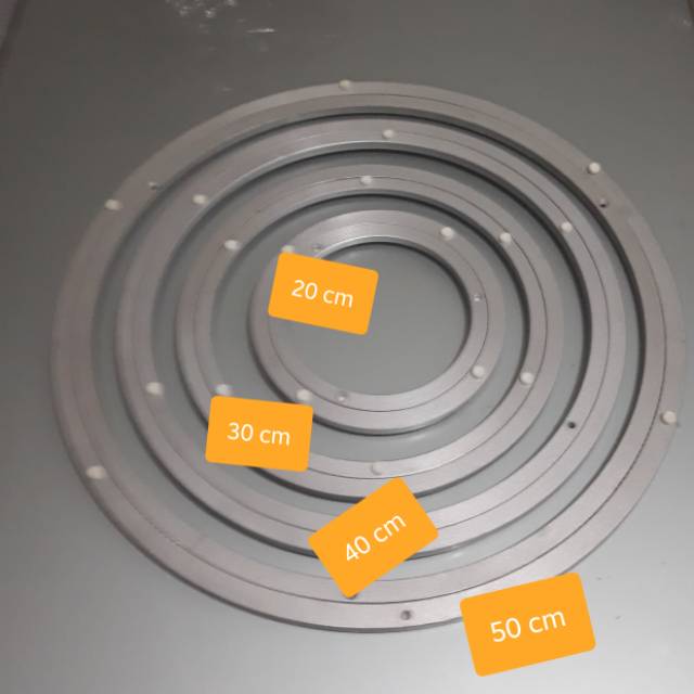 Jual Rel ring putar tatakan meja makan 20" 50cm | Shopee Indonesia