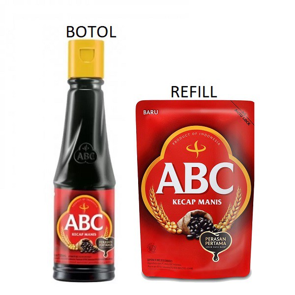 Jual ABC Kecap Manis REFILL Pouch / Botol | Shopee Indonesia