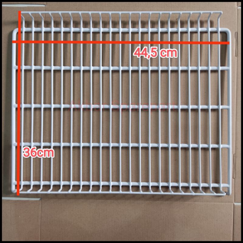 Jual Rak Showcase Aqua Sanyo Umum Original Rak Besi Putih Sokes ...