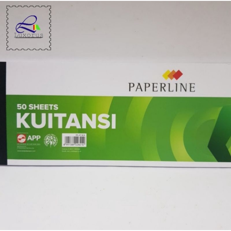 Jual Buku Kwitansi Paperline Besar 50B | Shopee Indonesia