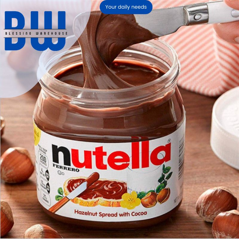 Jual Selai Nutella 350 gram/Selai coklat/ Nutella Hazelnut Spread ...