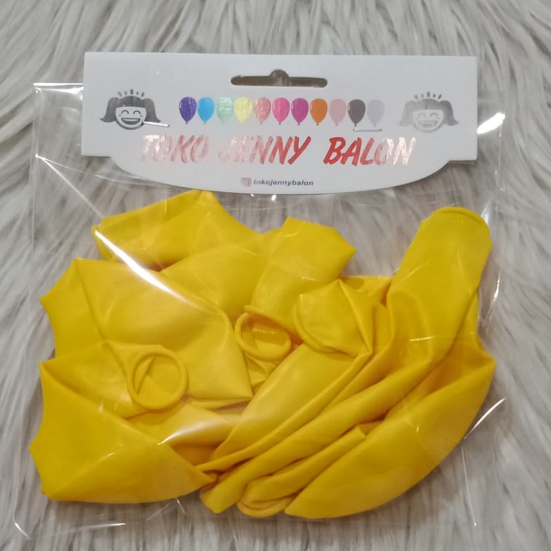 Jual balon latex doff kuning | Shopee Indonesia