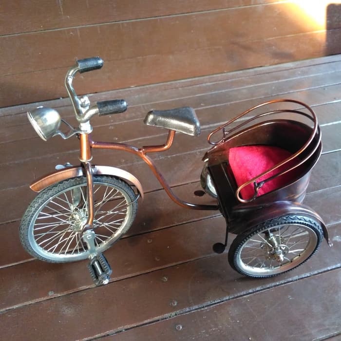 Jual Miniatur Becak Sepeda Cina Asli Kuningan | Shopee Indonesia