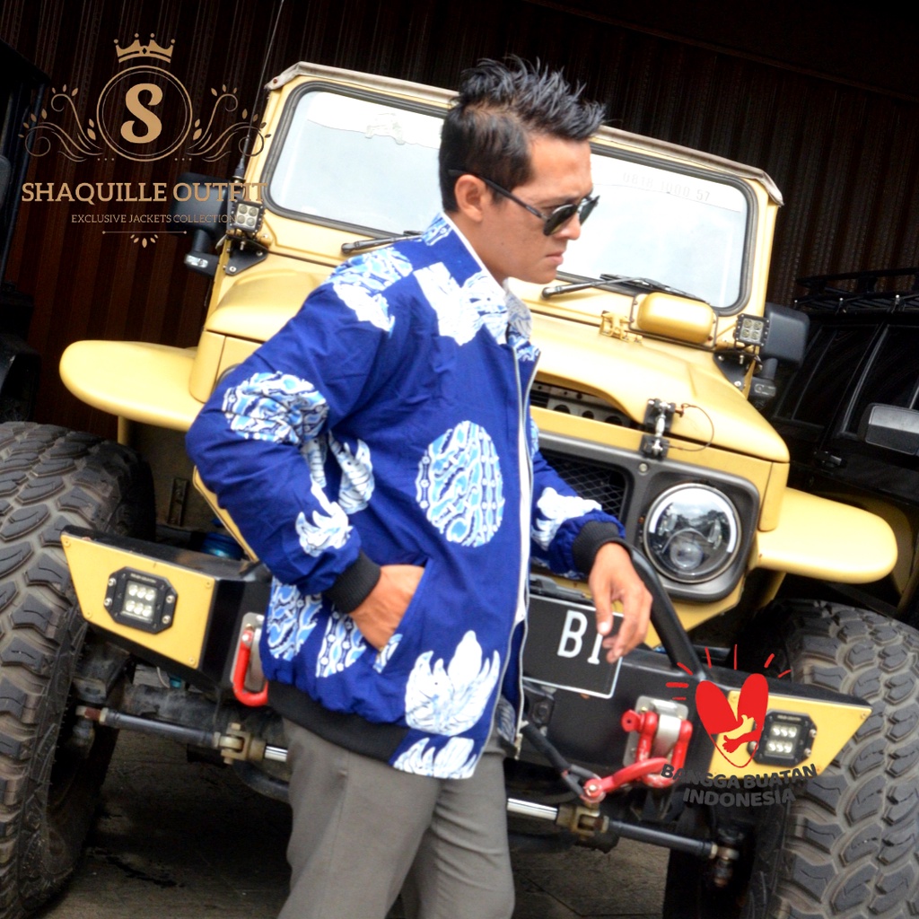 Jual Jaket Custom Pria dan Wanita berbahan Batik Bogor khas jawa Barat ...