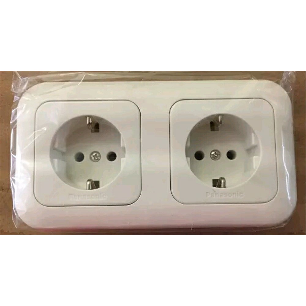 Jual STOP KONTAK PANASONIC GANDA WEJP 11322-7(NON CP) | Shopee Indonesia