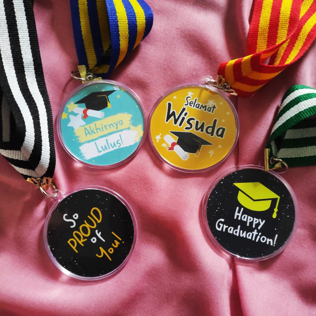 Jual Custom Medali Akrilik / Medali Wisuda Anniversary / Medali Custom ...