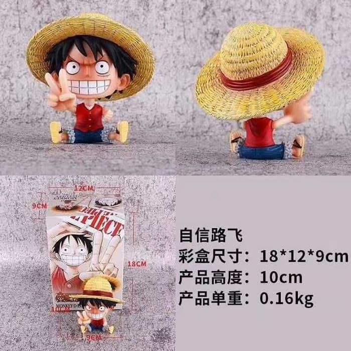 Jual Mini studios One Piece Monkey D Luffy Victory Figure | Shopee ...