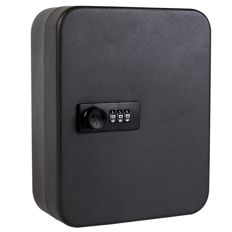 Jual Wall Mounted Metal Safety Combination Lock Key Box Hook 28 Keys ...