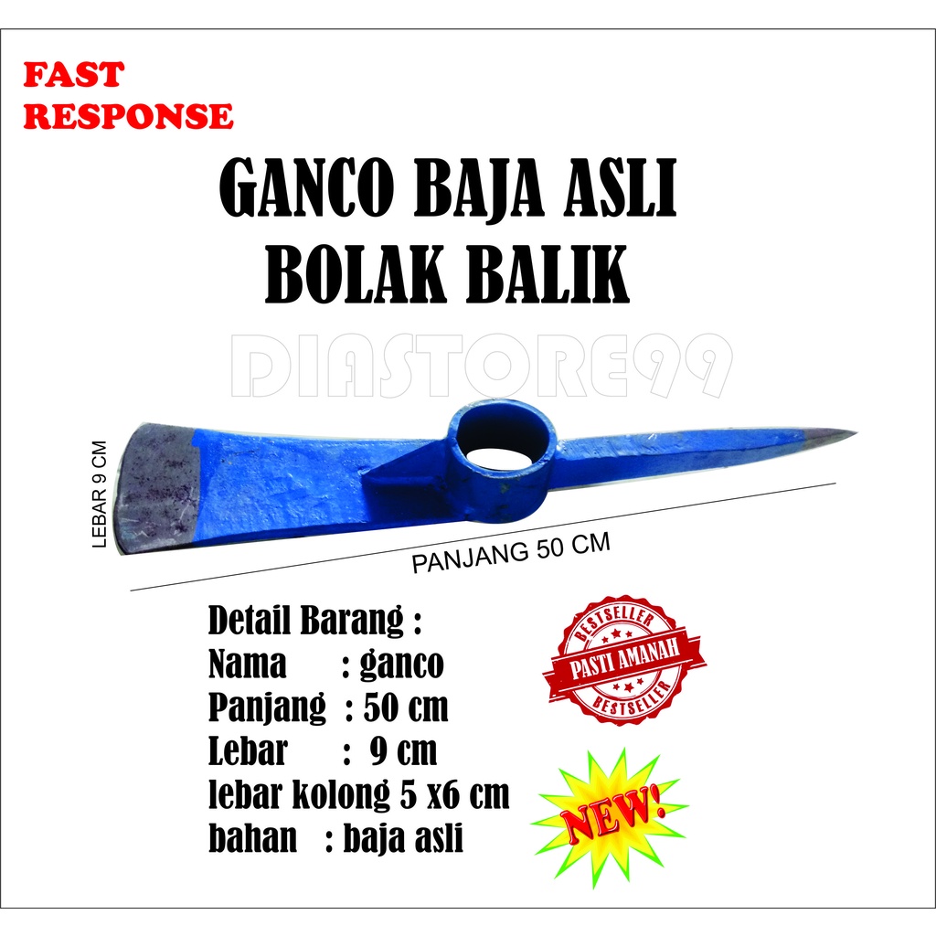 Jual Termurah promo terbaru ganco baja per bolak balik besar blencong ...