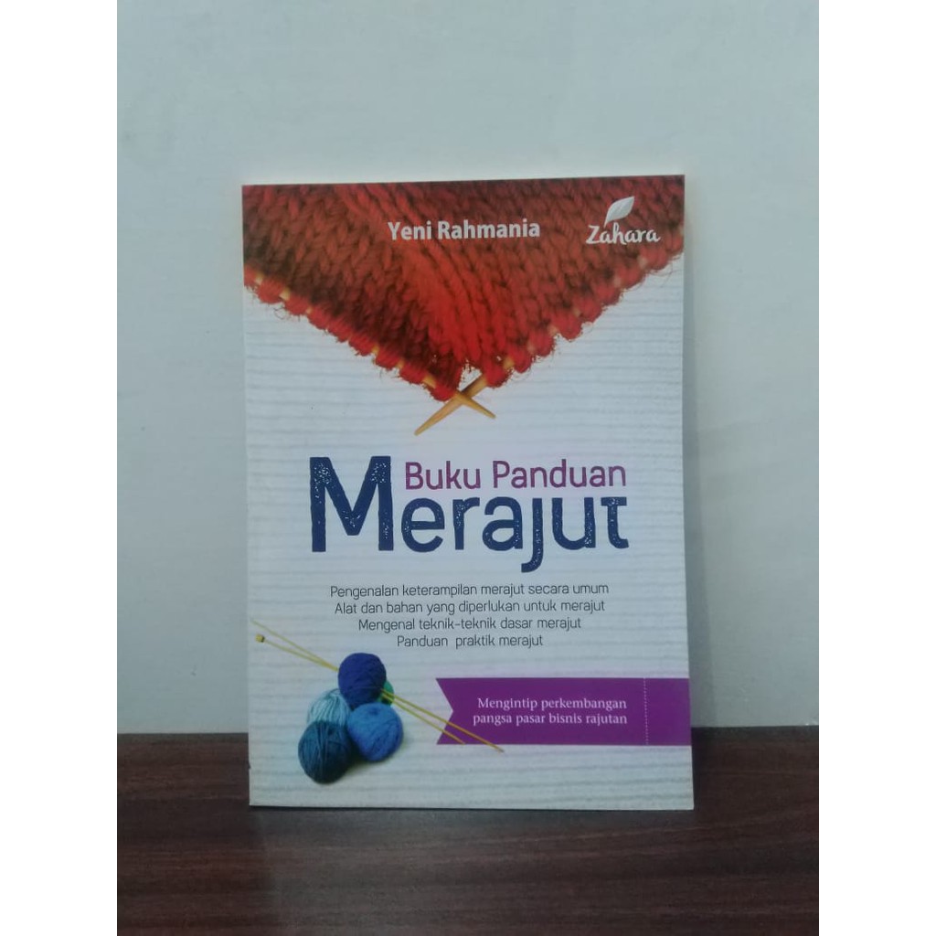 Jual Buku Buku Panduan Merajut - Yeni Rahmania | Shopee Indonesia