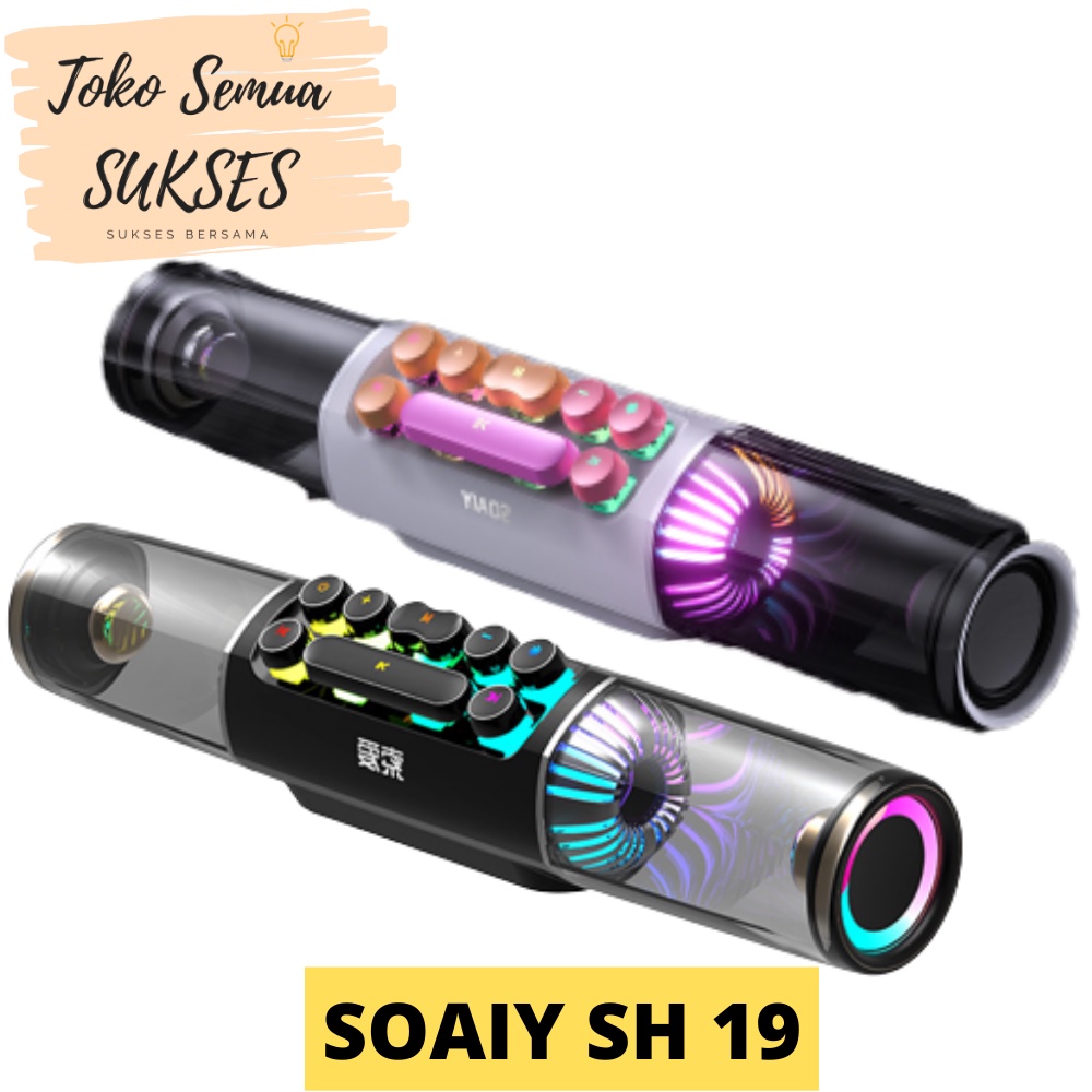 Jual SOAIY SH19 Soundbar 3D Surround Bass RGB Light Game | Shopee Indonesia