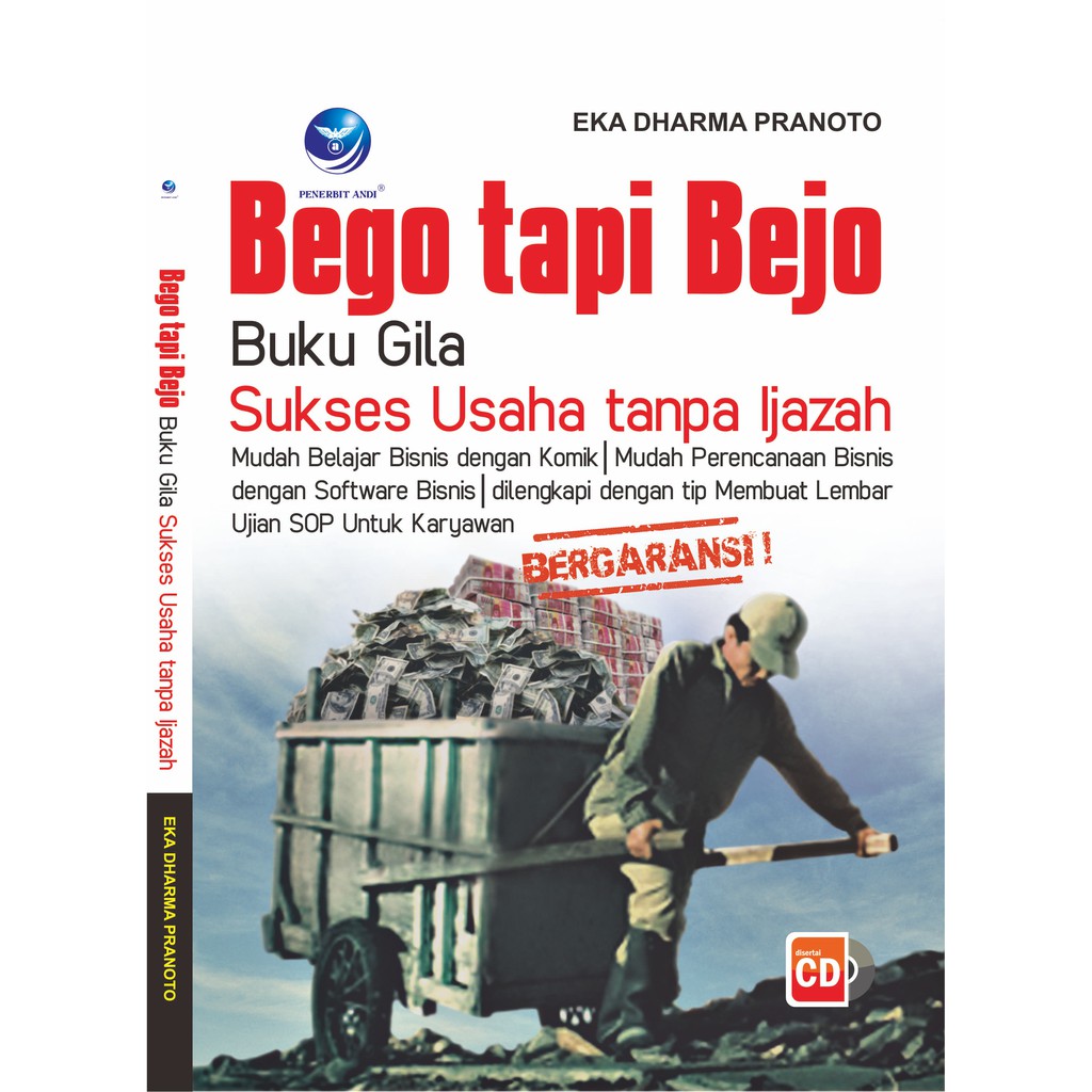 Jual Bego Tapi Bejo, Buku Gila Sukses Usaha Tanpa Ijazah + cd | Shopee ...