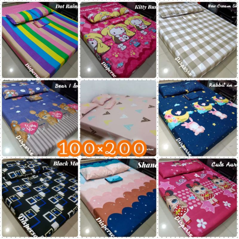 Jual Grosir Sprei 100x200/ Sprei 1 Meter / Sprei 100x200x20/ Sprei ...