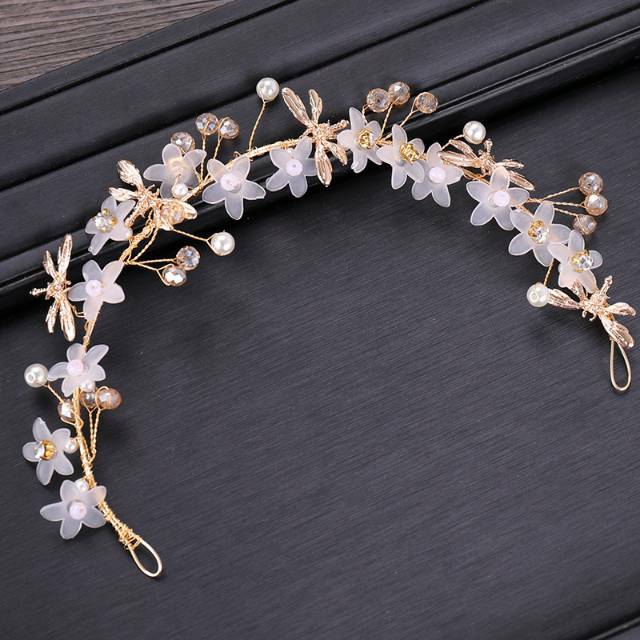 Jual HED-03 Headpiece bunga cantik hiasan rambut pesta pengantin wanita ...