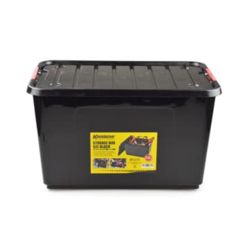 Jual Box/Kontainer kotak perkakas plastik Hitam - Krisbow Original 100% ...