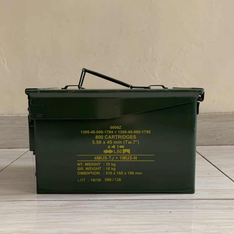 Jual Kaleng Peluru Bekas Amunisi PINDAD/Tool Box | Shopee Indonesia