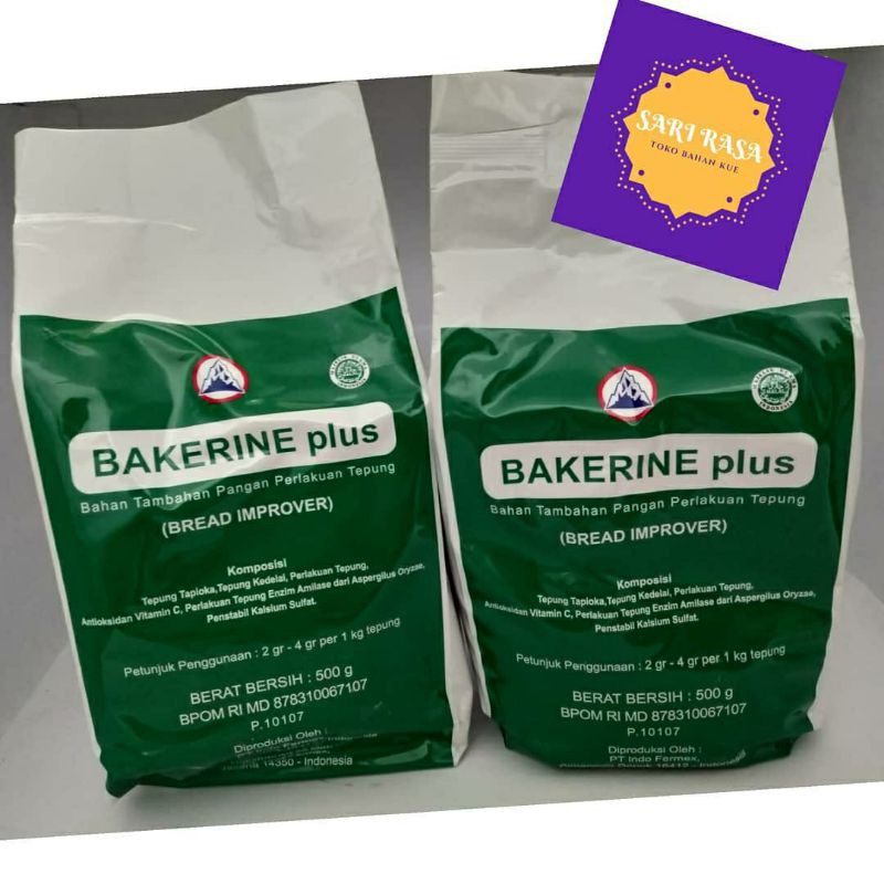 Jual Bakerine Plus 500gram Bread Improver 500 gram | Shopee Indonesia
