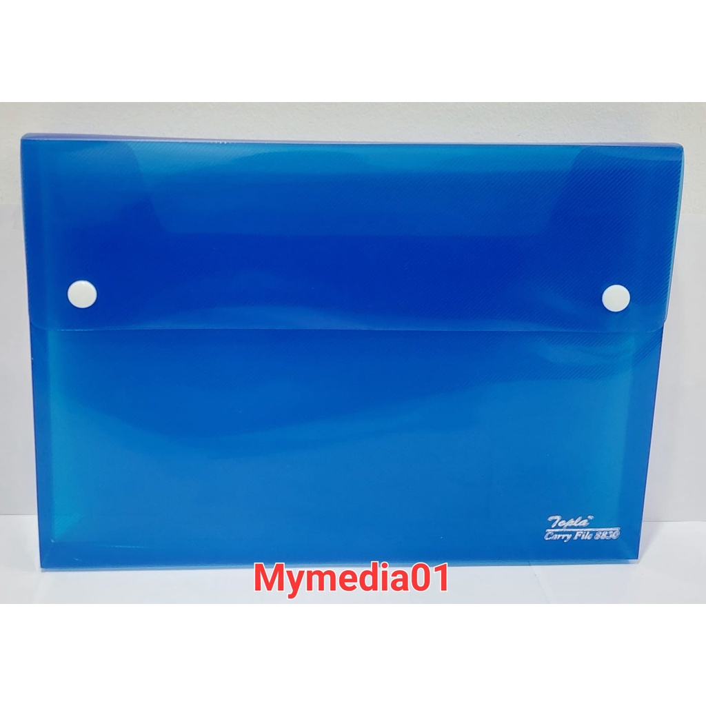 Jual CARRY FILE TOPLA 8830 BOX FOLIO / MAP PLASTIK BOX | Shopee Indonesia