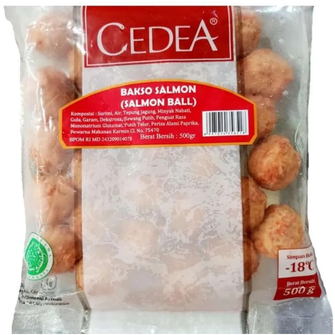 Jual CEDEA SALMON BALL 500 GR | Shopee Indonesia