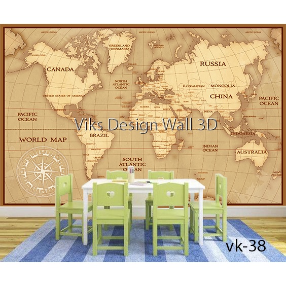 Jual Pusat Cetak Walpaper Dinding 3d Sekolahan, Wallpaper Custom ...