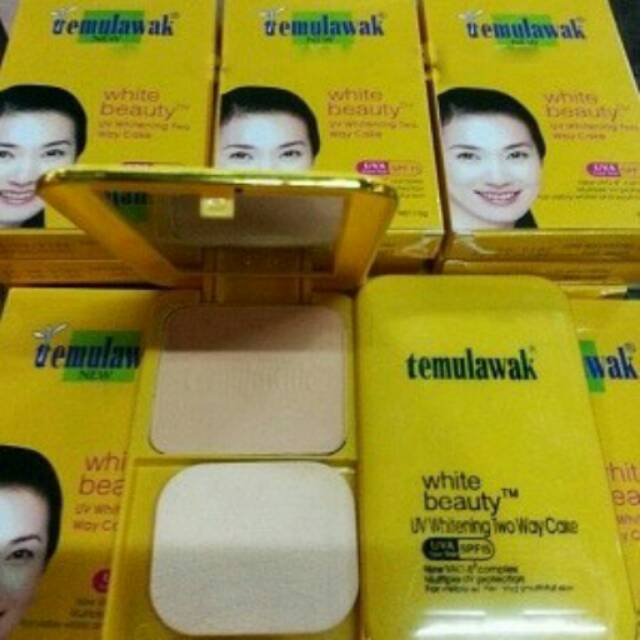 Jual Bedak TEMULAWAK / White Beauty UV Whitening Two Way Cake SP15 ...